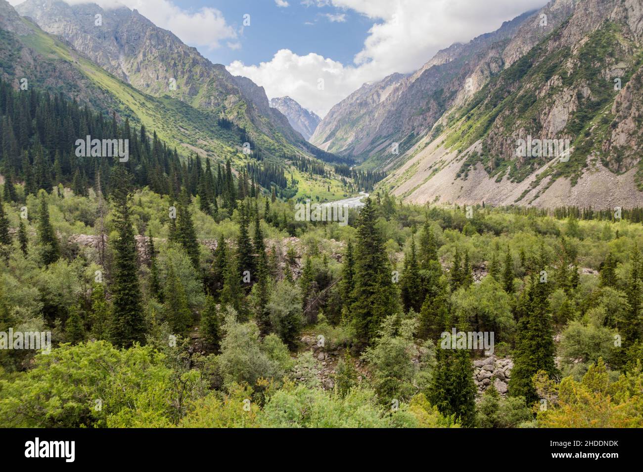 Ala Archa valley in Kyrgyzstan Stock Photo - Alamy