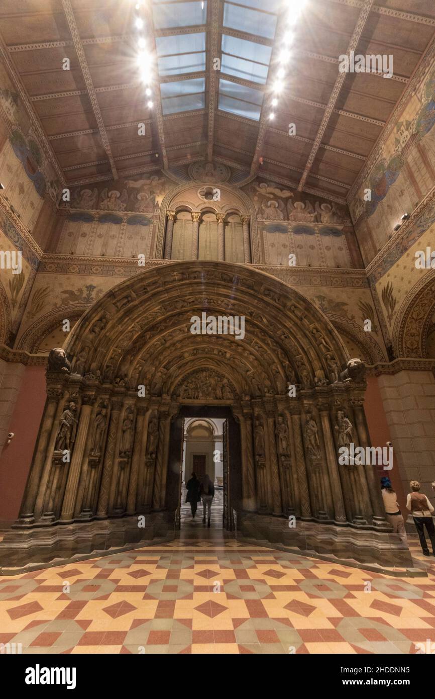 Budapest, Hungary. The halls of the budapest museum of fine arts Stock ...