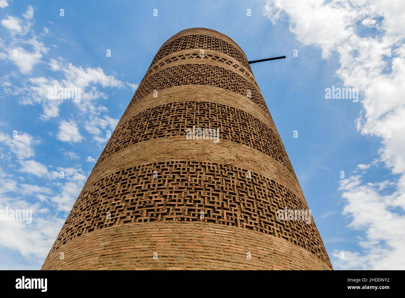 Burana tower, stump of a minaret, Kyrgyzstan Stock Photo - Alamy