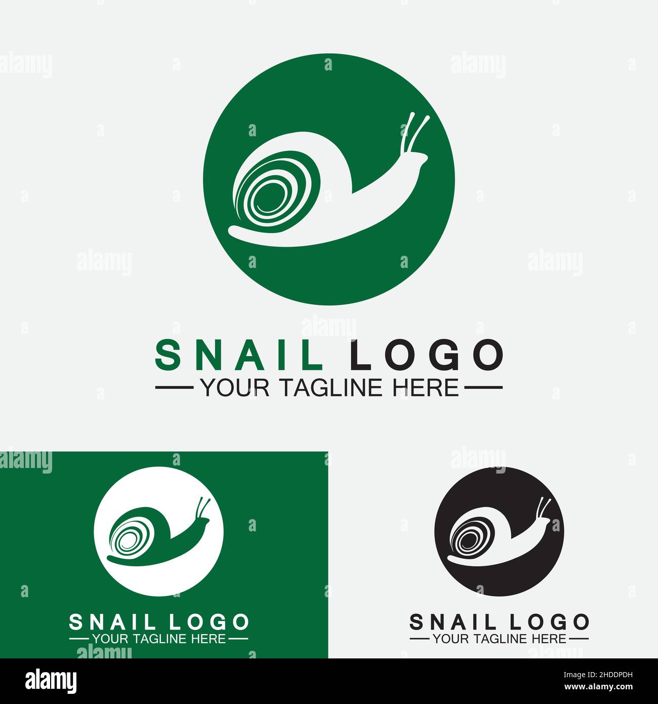 Snail Logo creative modern design inspiration vector Stock Vector Image ...