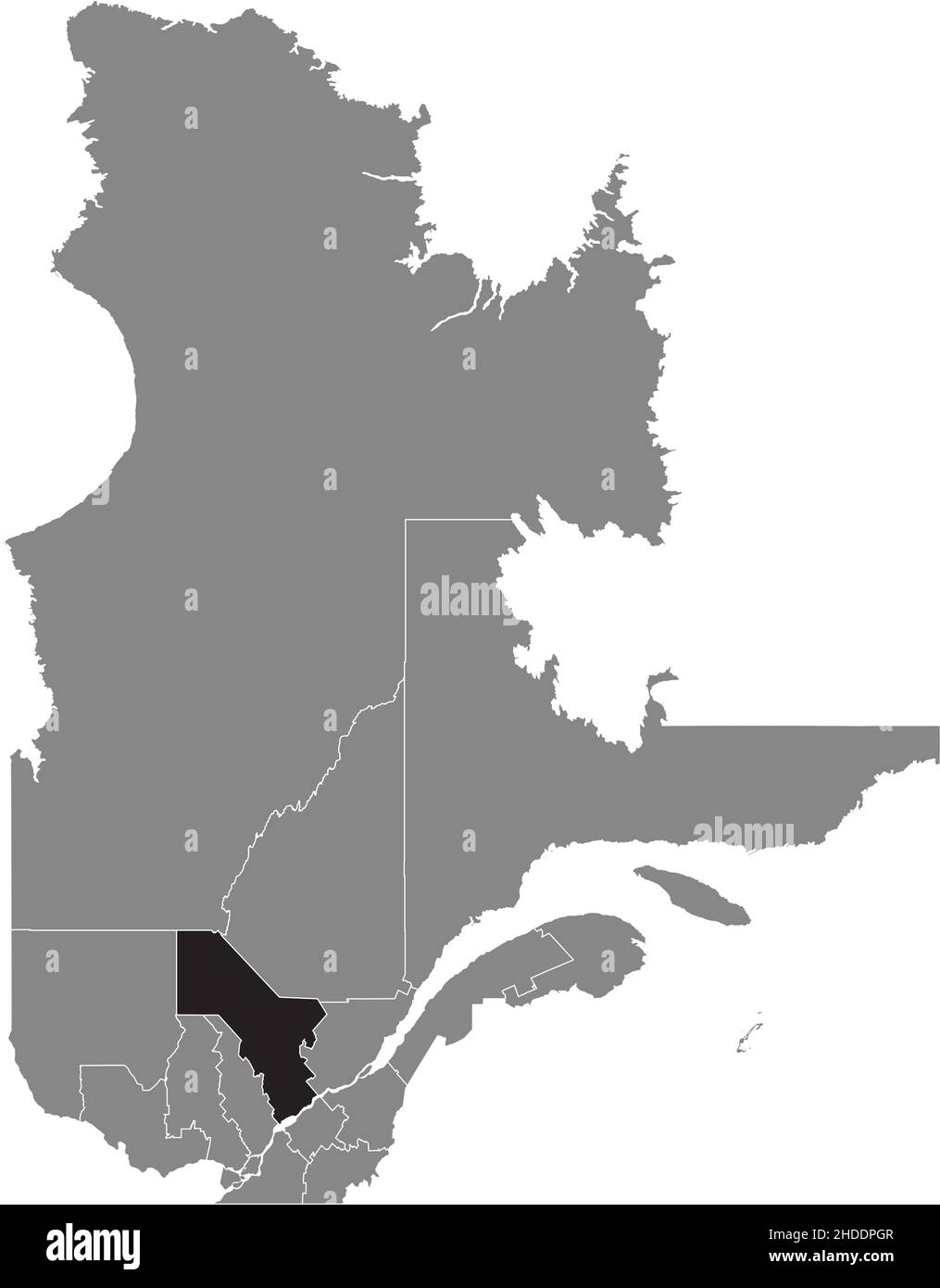 Blank Map Of Quebec Canada