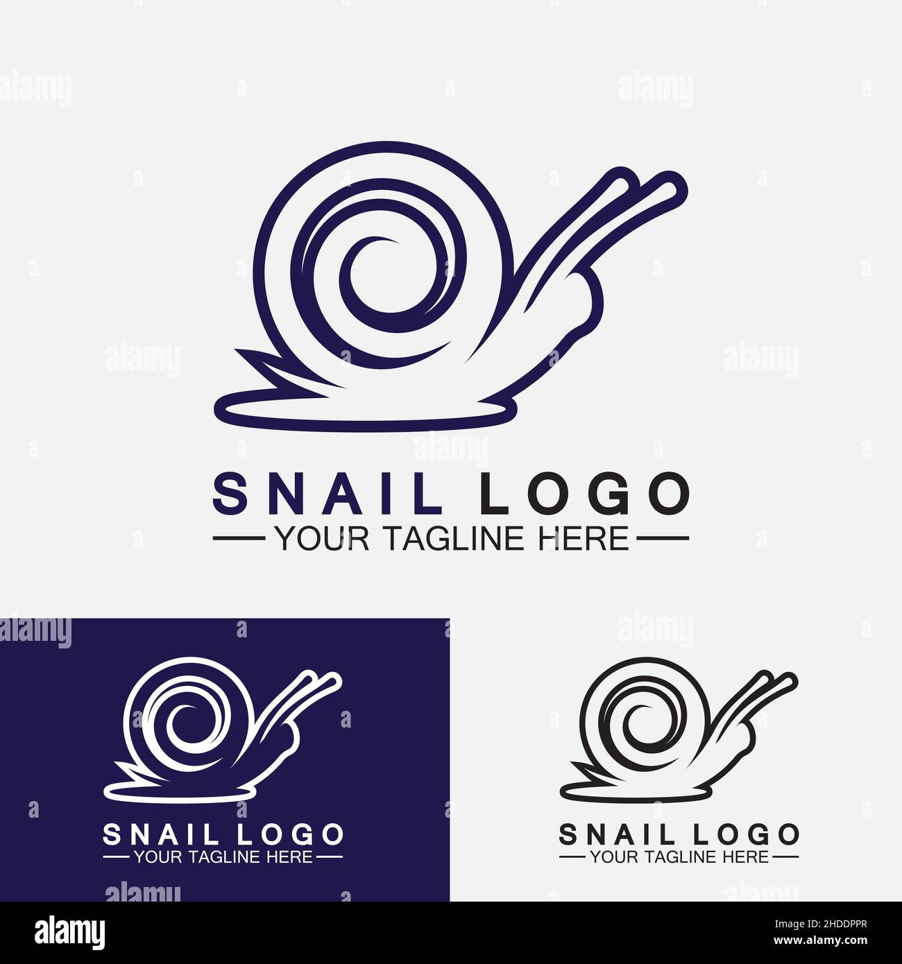 Snail Logo creative modern design inspiration vector Stock Vector Image ...