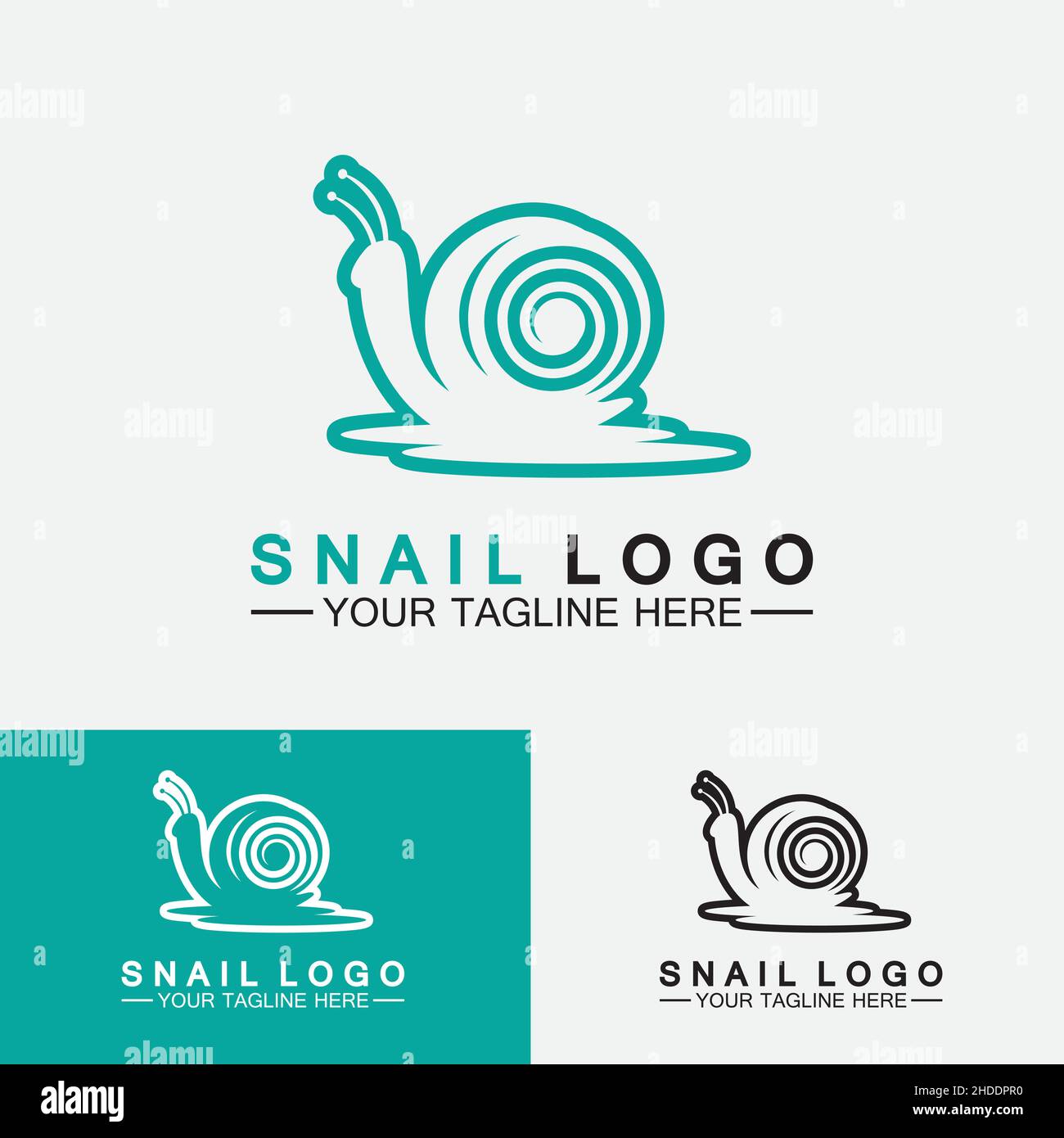 Snail Logo creative modern design inspiration vector Stock Vector Image ...