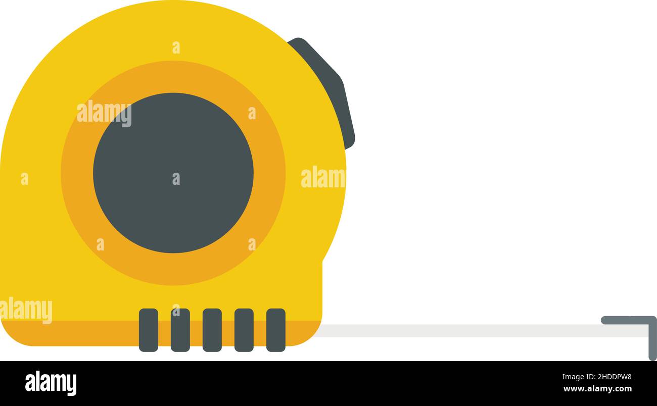 Carpenter ruler icon. Flat illustration of Carpenter ruler vector icon ...