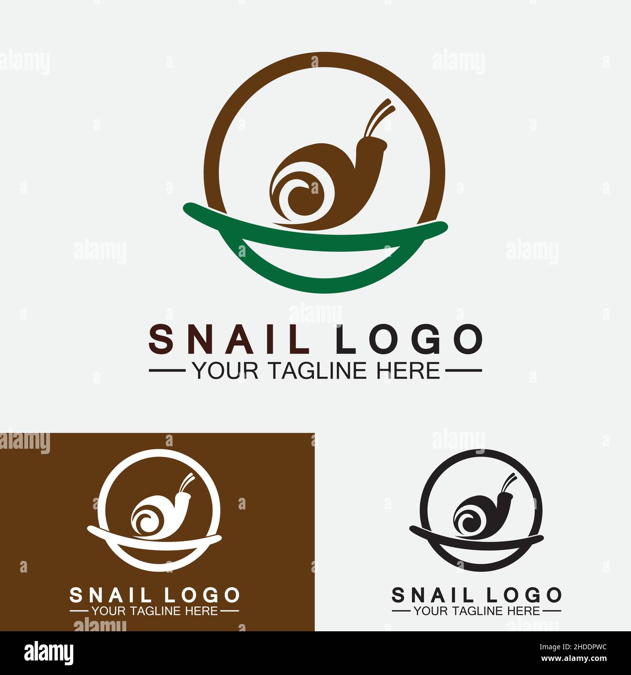 Snail Logo creative modern design inspiration vector Stock Vector Image ...