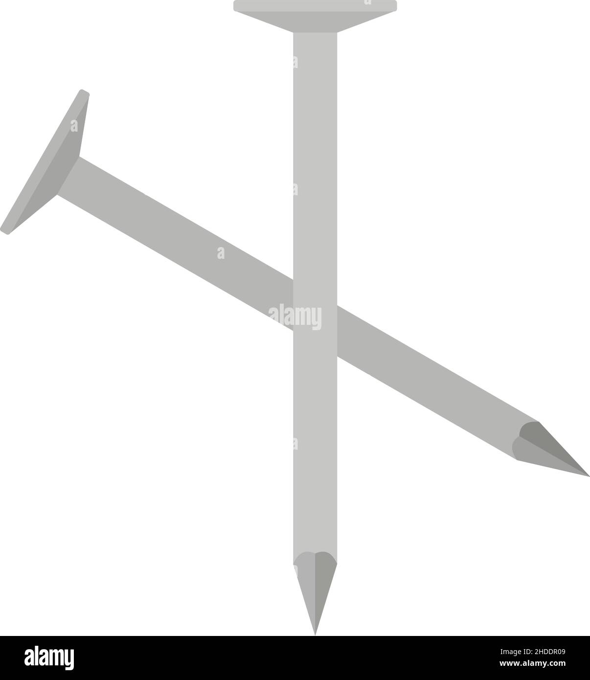 Carpenter nails icon. Flat illustration of Carpenter nails vector icon ...