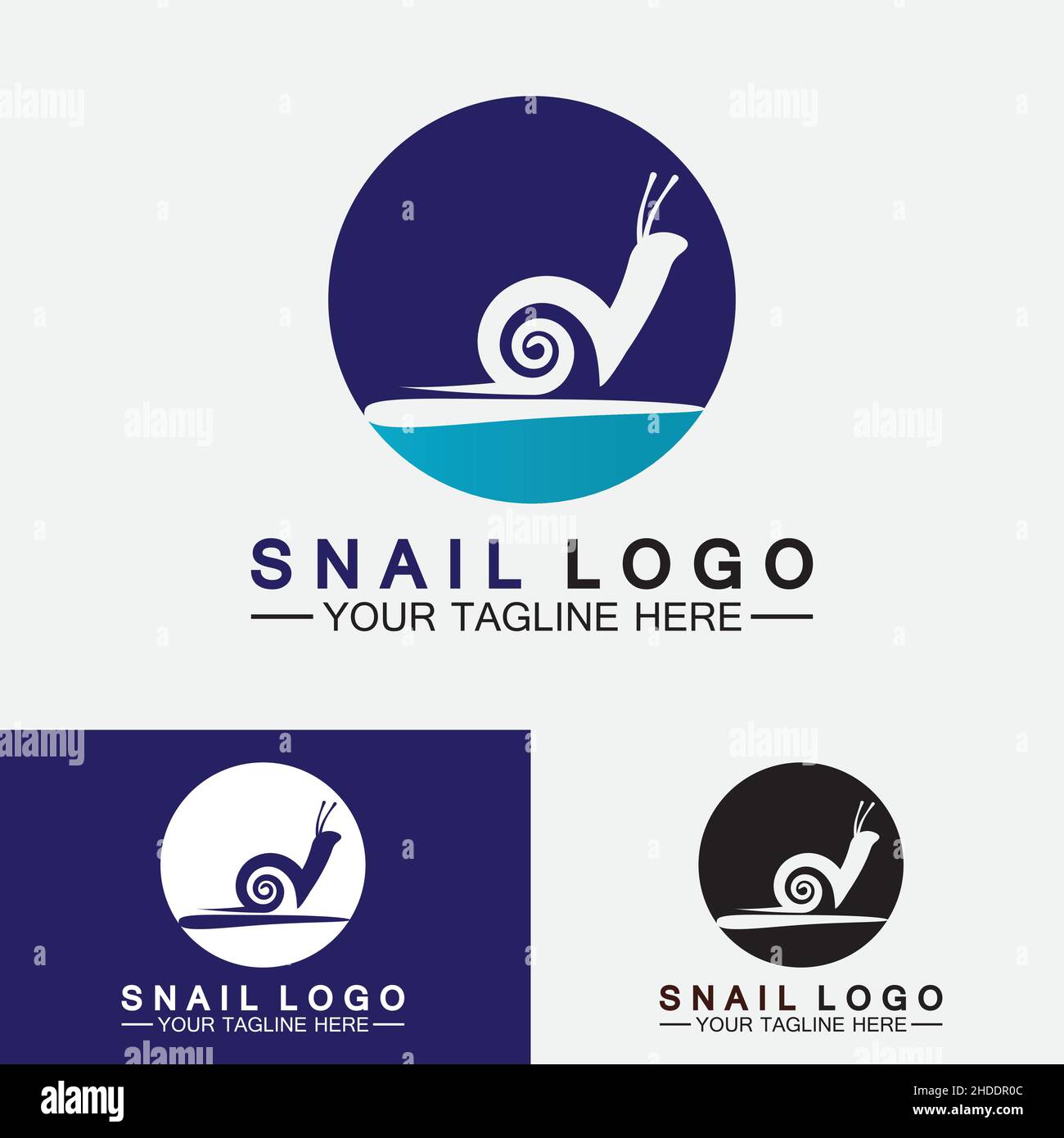 Snail Logo creative modern design inspiration vector Stock Vector Image ...