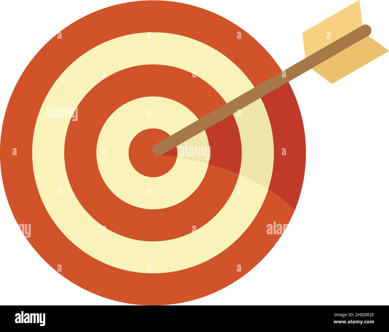 Archer target icon. Flat illustration of Archer target vector icon ...