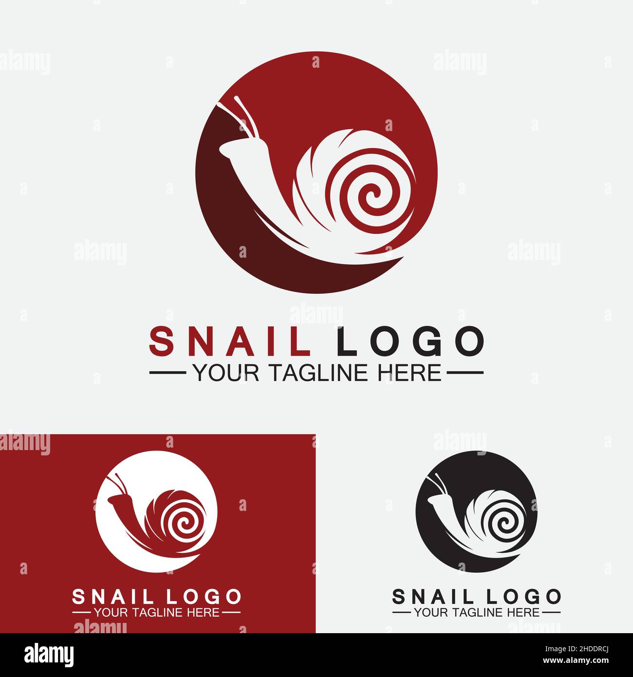 Snail Logo creative modern design inspiration vector Stock Vector Image ...