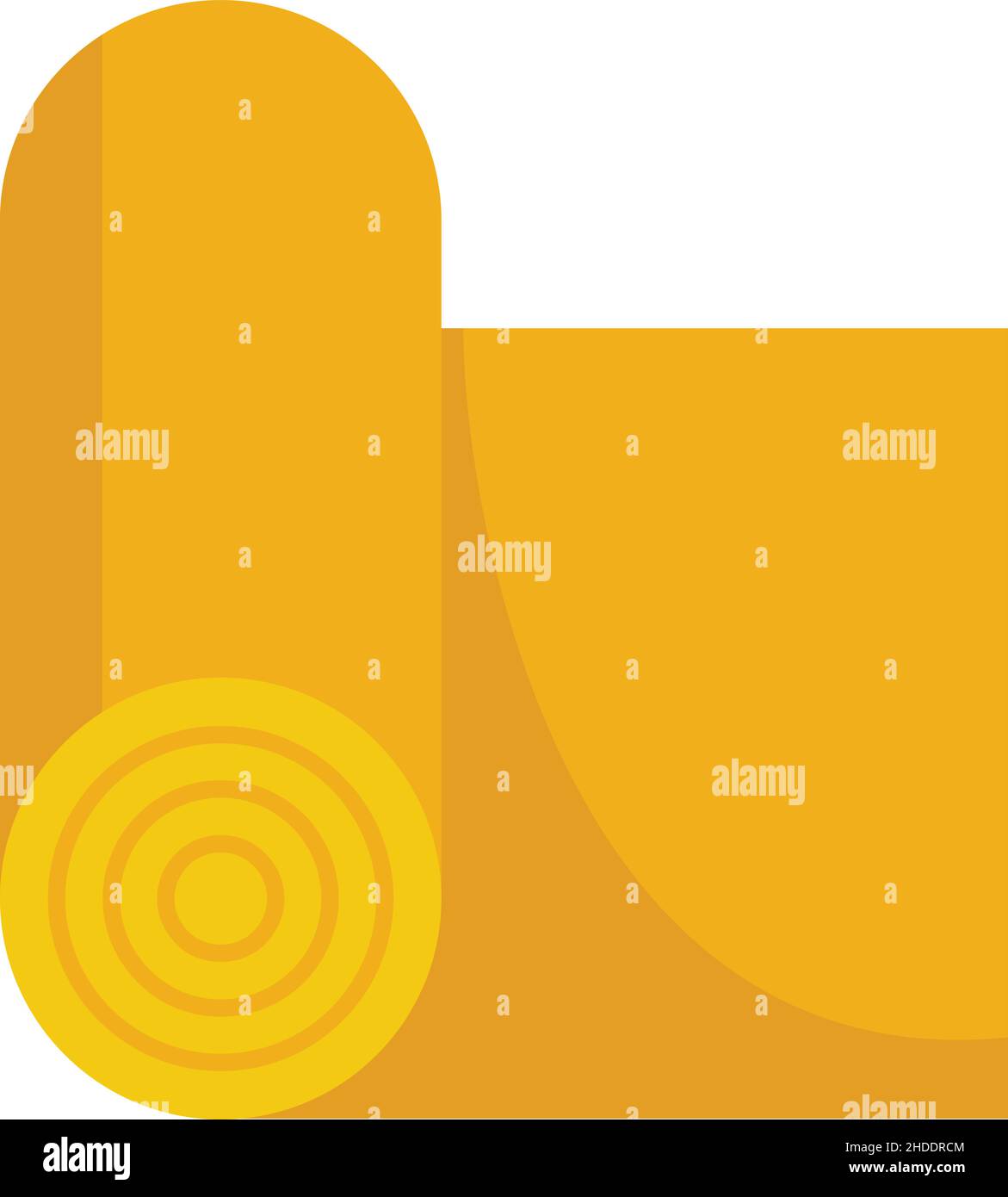 Fiber roll icon. Flat illustration of Fiber roll vector icon isolated ...