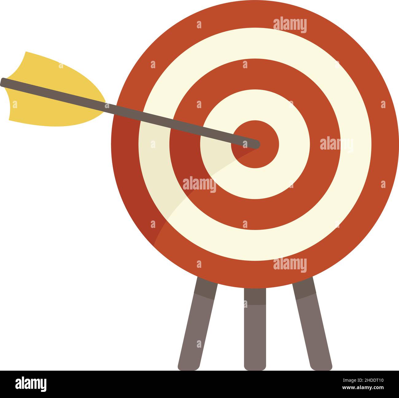Arch target icon. Flat illustration of Arch target vector icon isolated ...