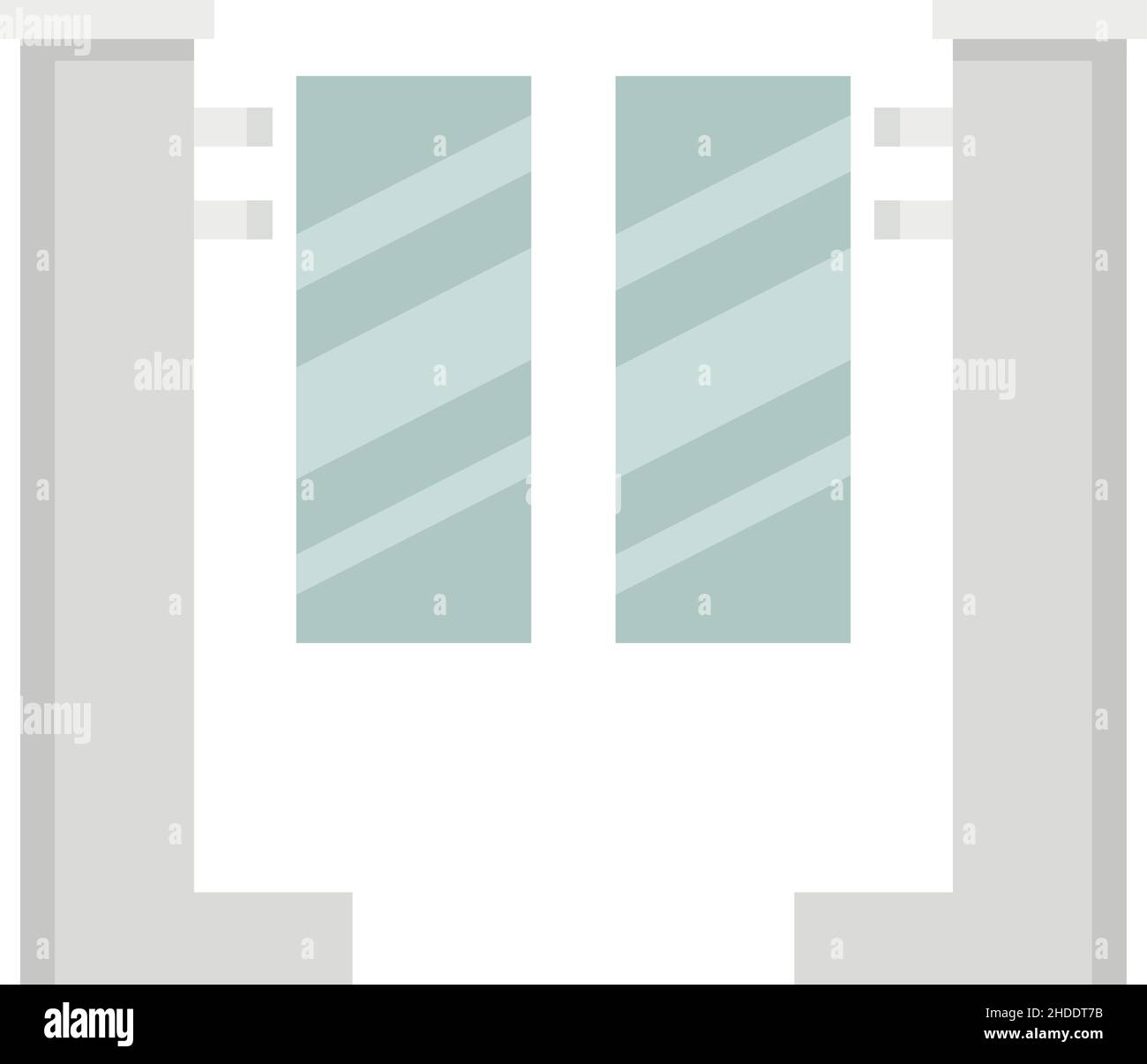Closed turnstile icon. Flat illustration of Closed turnstile vector ...