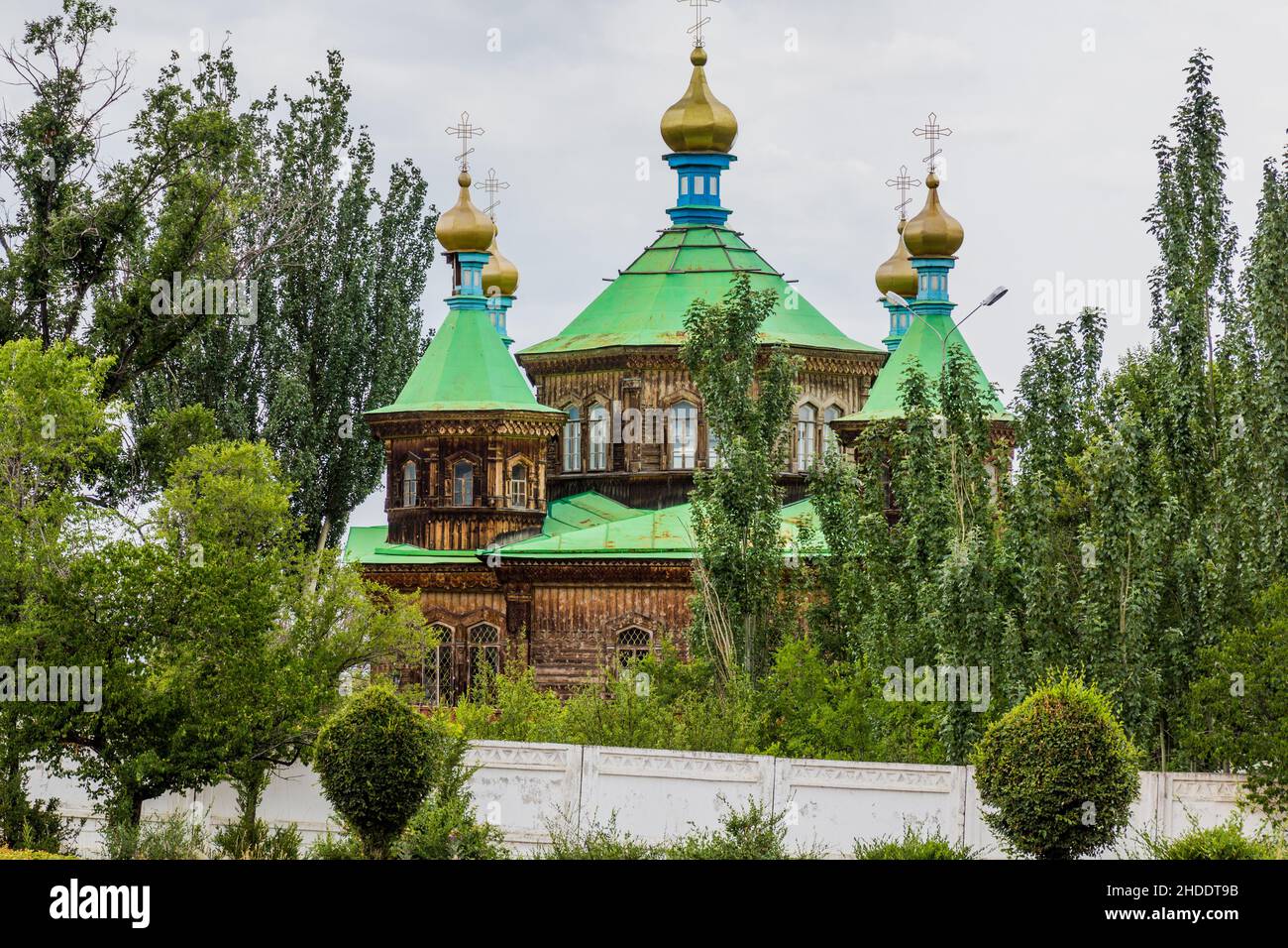 Holy Trinity Cathedral in Karakol, Kyrgyzstan Stock Photo - Alamy