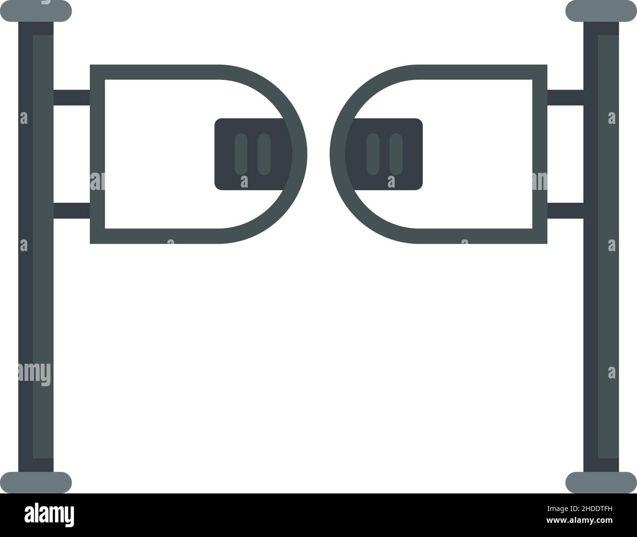 Turnstile icon. Flat illustration of Turnstile vector icon isolated on ...