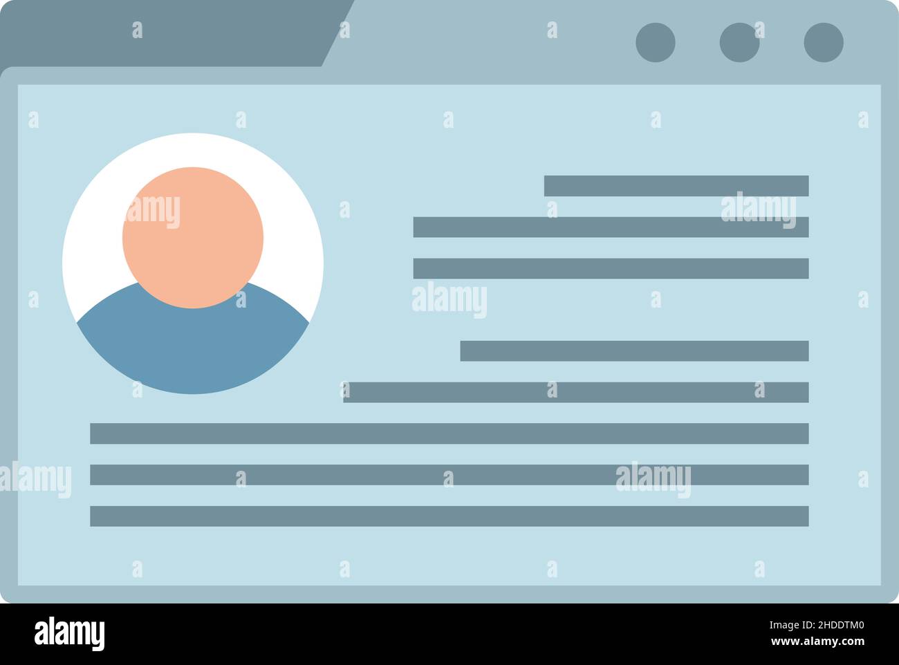 Online personal information icon. Flat illustration of online personal ...