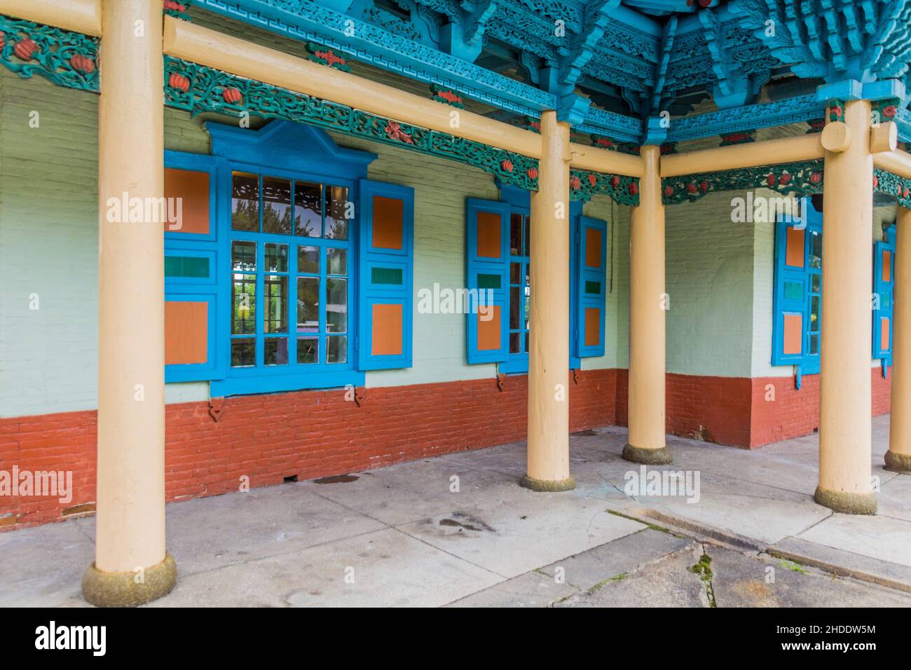 Dungan Mosque in Karakol, Kyrgyzstan Stock Photo - Alamy