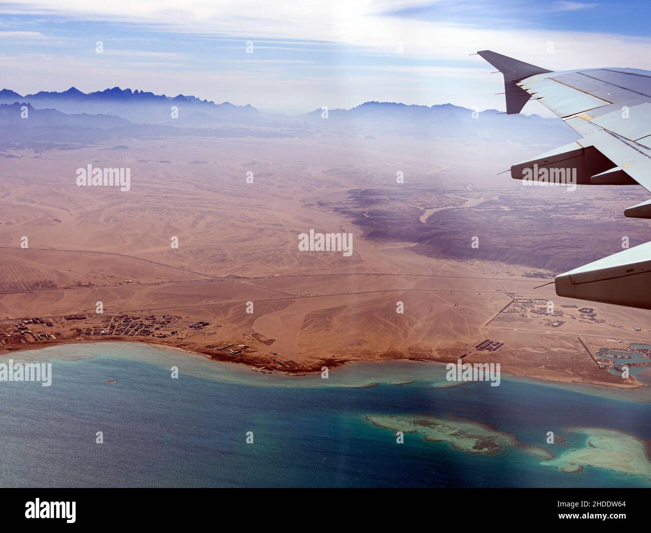 Aerial view above the clouds and sky, Inspiration concept. Travel ...