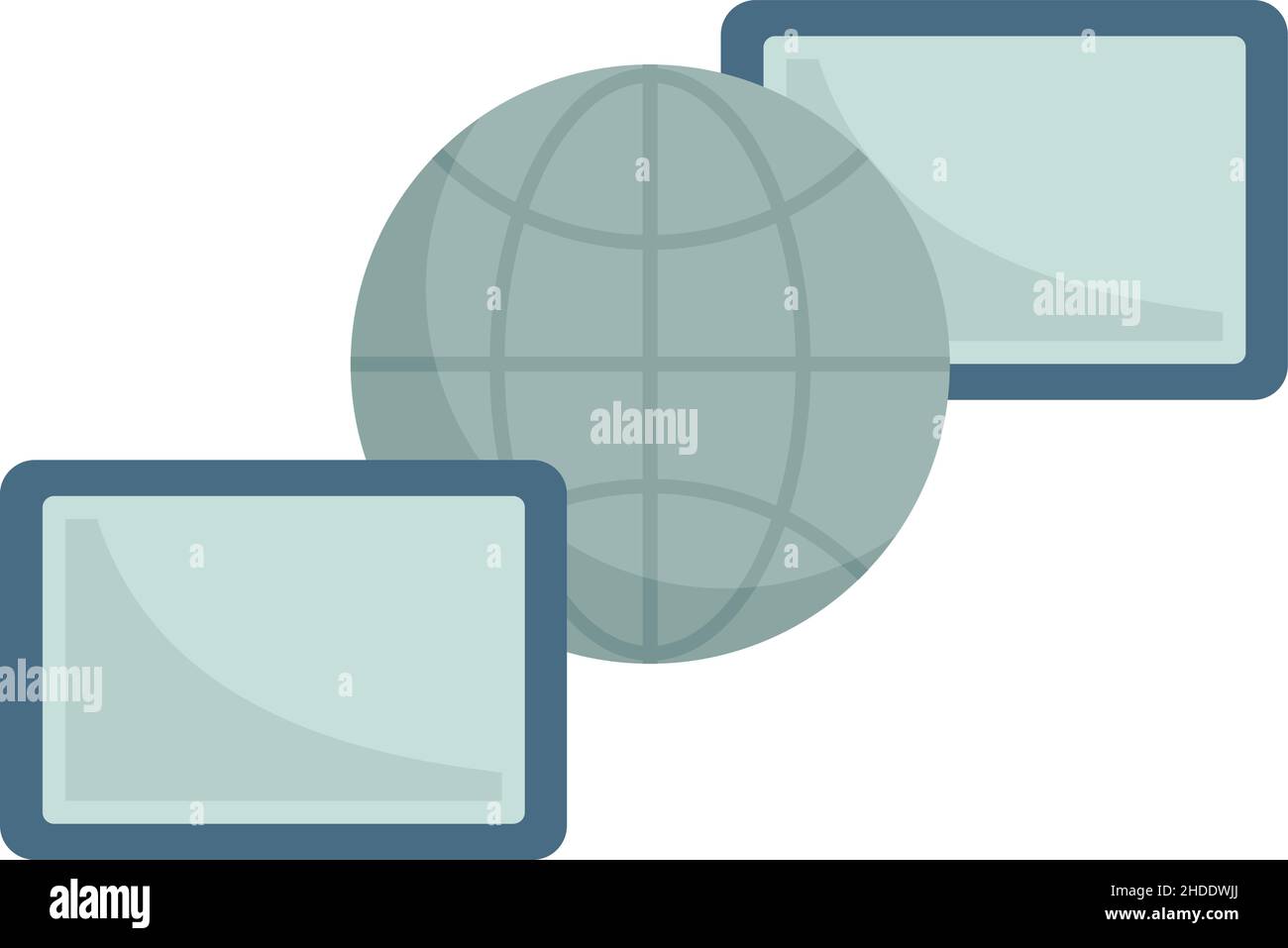 Network remote access icon. Flat illustration of Network remote access ... Network remote access icon. Flat illustration of Network remote access ...
