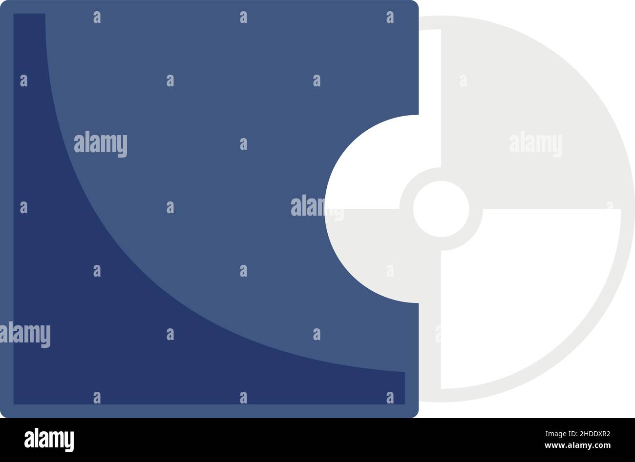 Cd icon. Flat illustration of Cd vector icon isolated on white ...