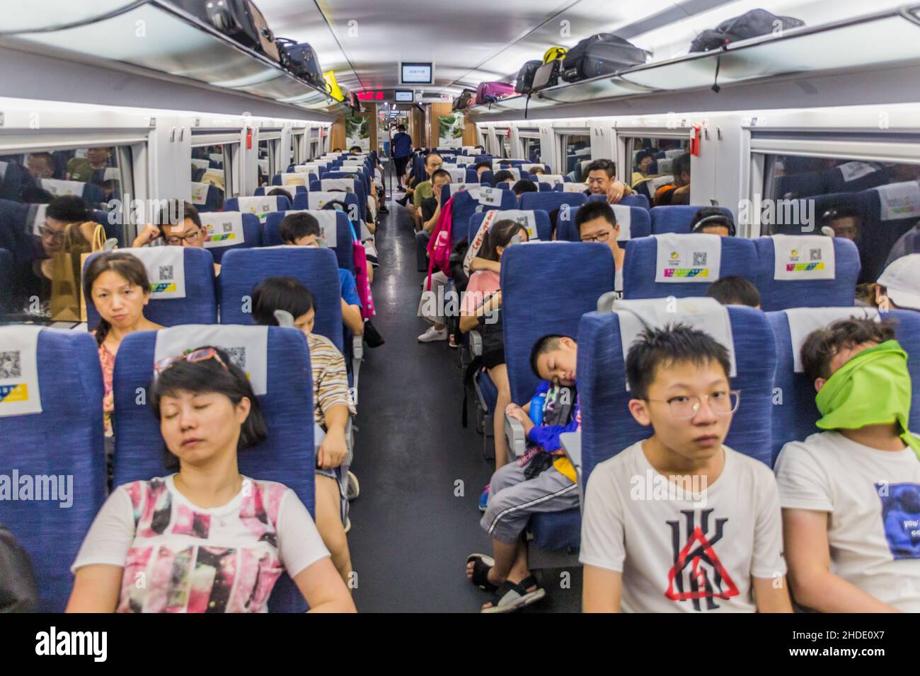 China high speed train interior hi-res stock photography and images - Alamy