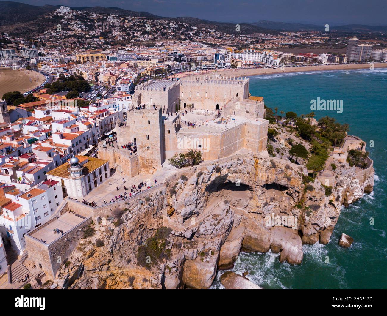 Medieval castle Peniscola Stock Photo - Alamy