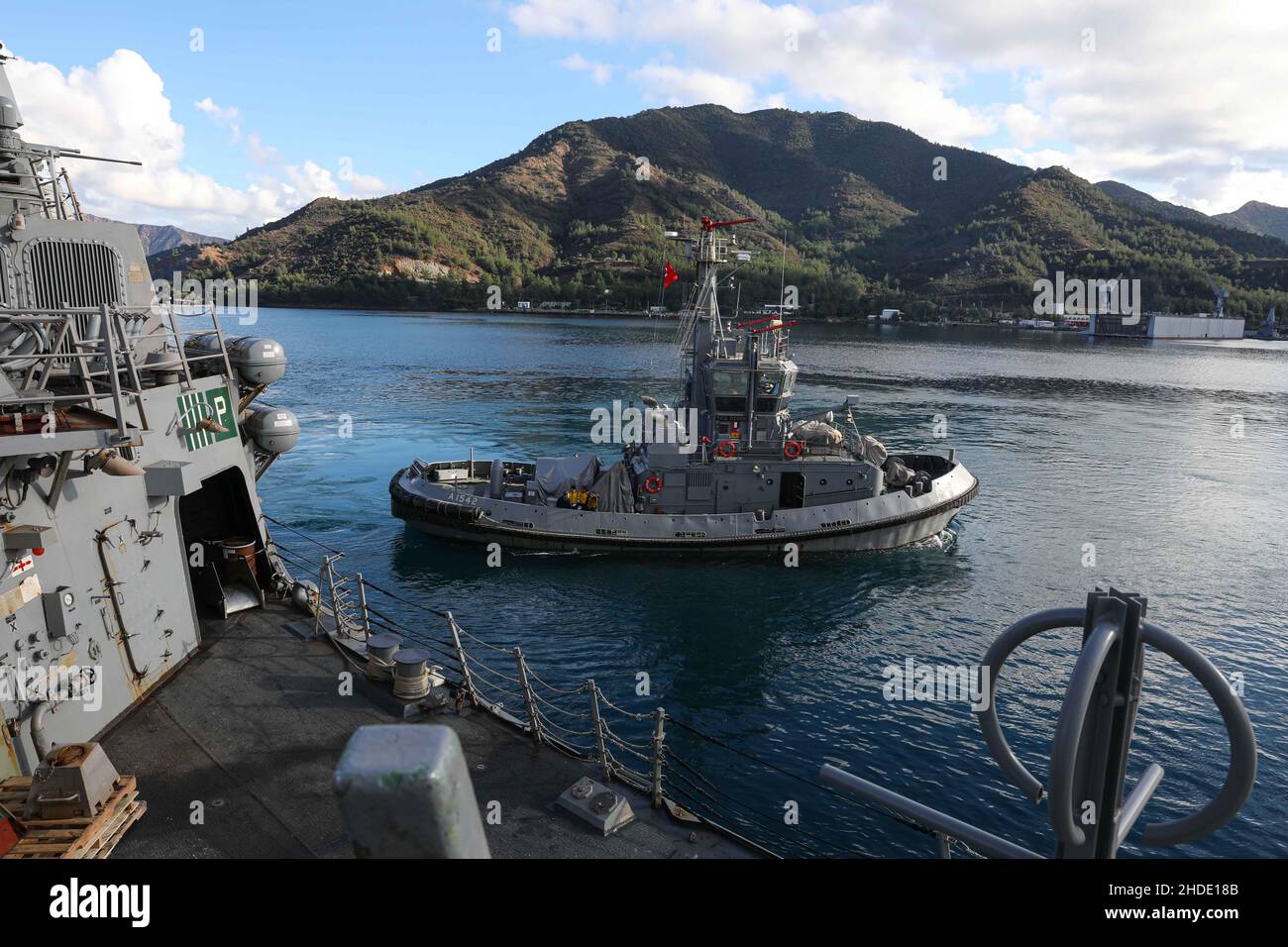211227-N-ED646-0153- AKSAZ NAVAL BASE, Turkey (Dec. 27, 2021) Turkish ...