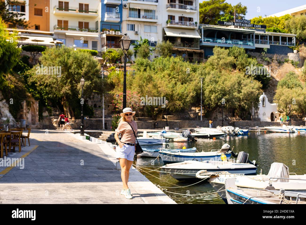 Agios nicolas crete hi-res stock photography and images - Alamy