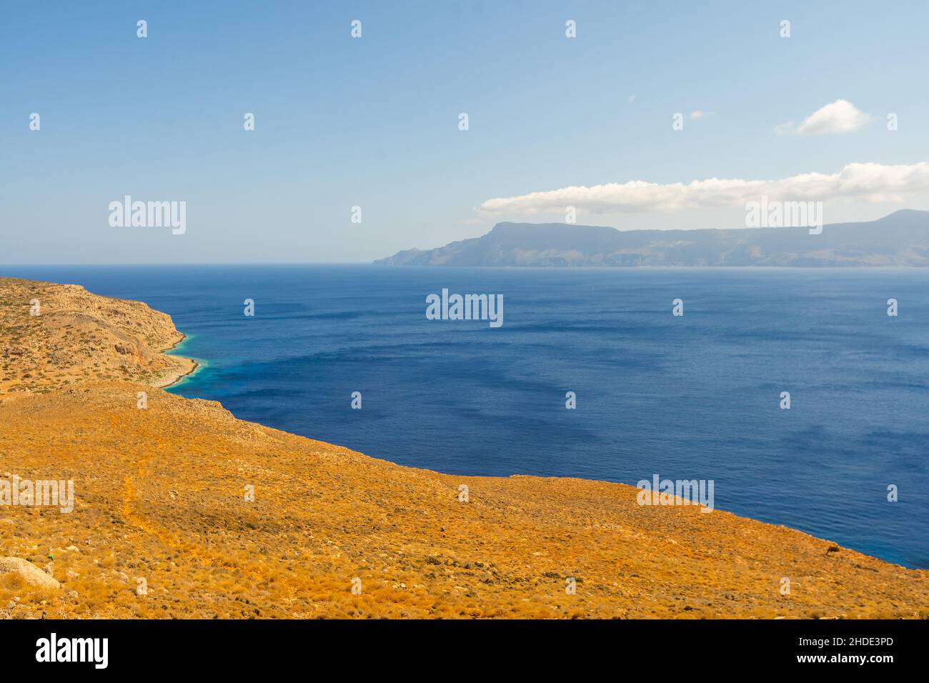 Blue lagoon in Ballos, Crete, Greece Stock Photo - Alamy