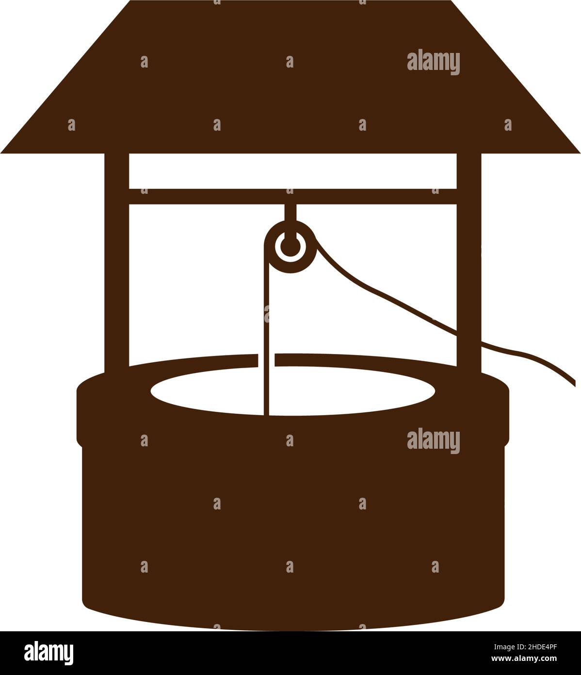 Well structure vector vectors hi-res stock photography and images - Alamy