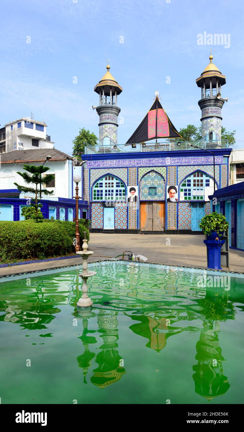 The Iranian mosque at Imamwada Bhendi Bazar in Mumbai, India Stock ...