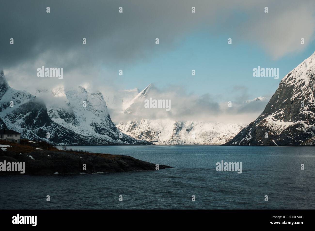 Fjords spring norway snow hi-res stock photography and images - Alamy