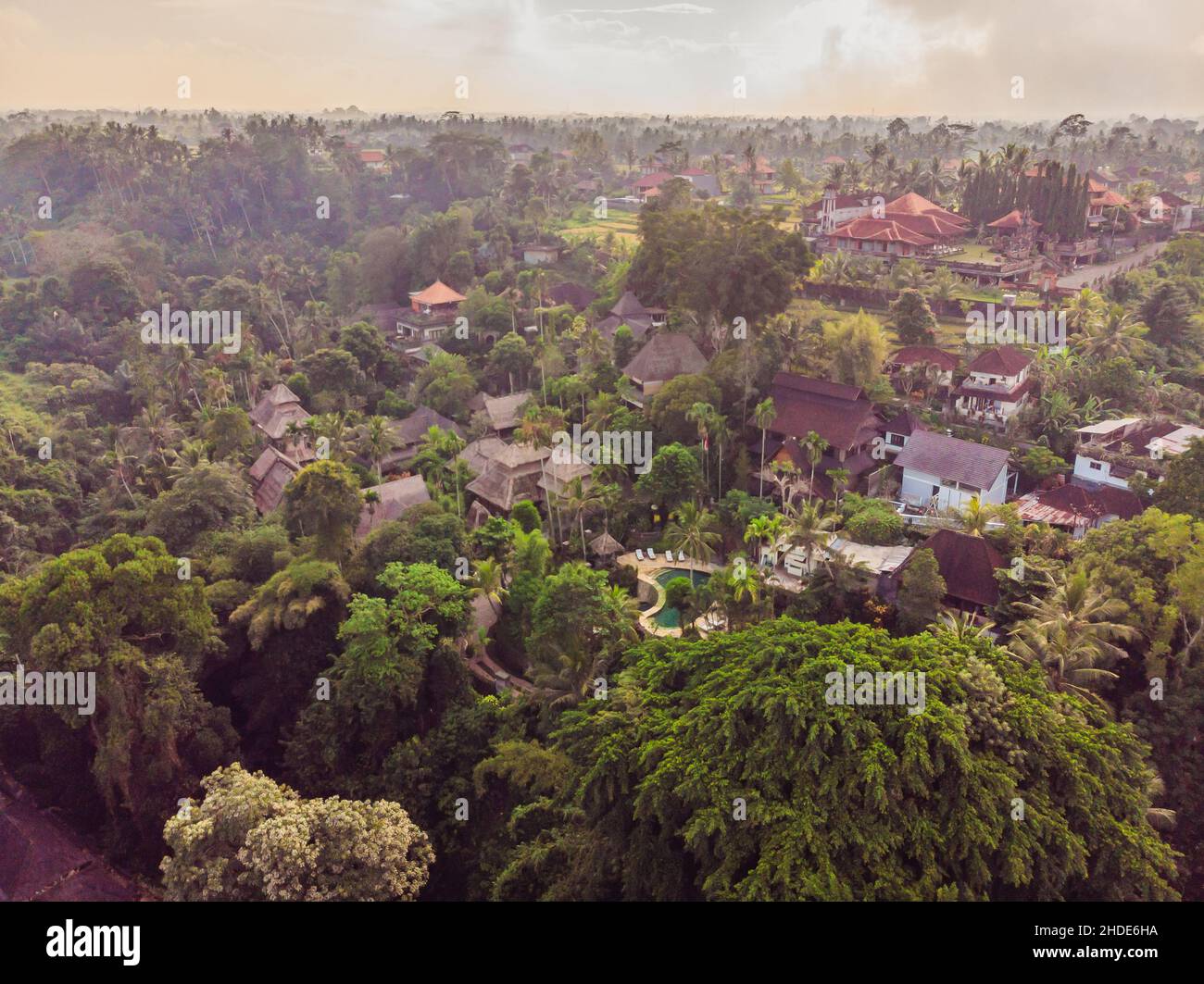 Photo from drone, Ubud. Aerial Landscapes in Ubud, Bali, Indonesia ...