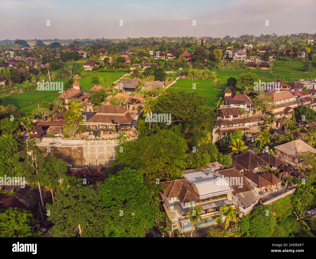 Photo from drone, Ubud. Aerial Landscapes in Ubud, Bali, Indonesia ...
