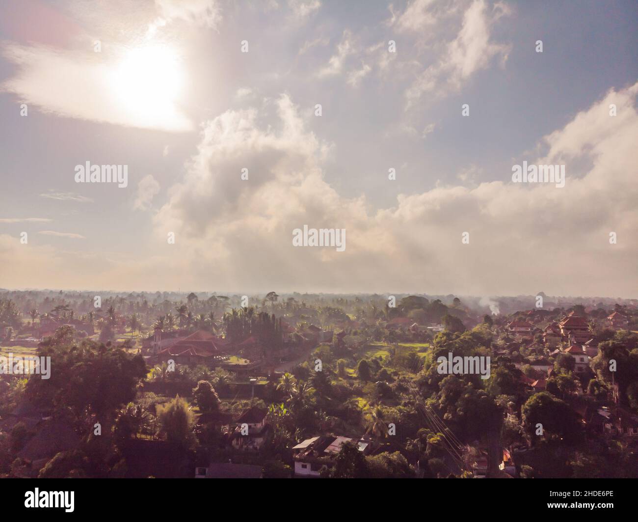 Photo from drone, Ubud. Aerial Landscapes in Ubud, Bali, Indonesia ...