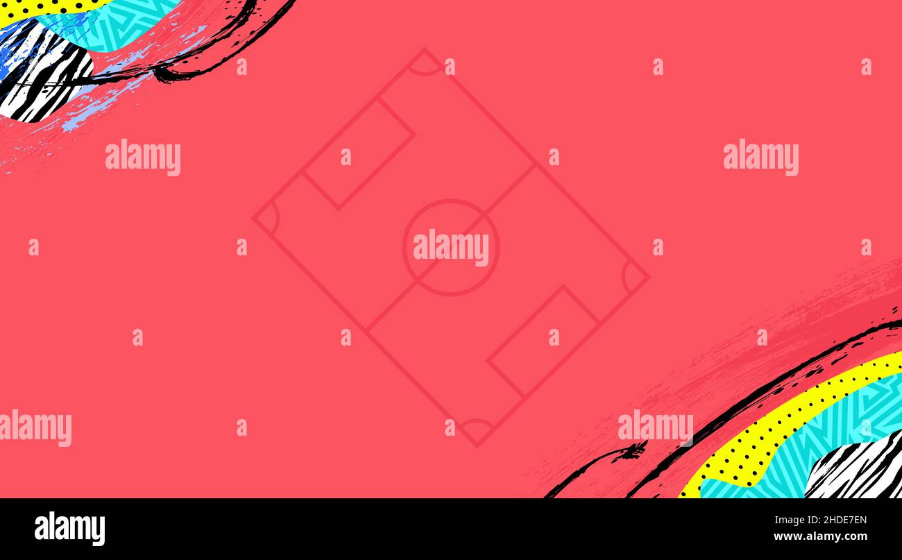 Abstract Wallpaper with Soccer Pitch inspired by Football Video Games ...