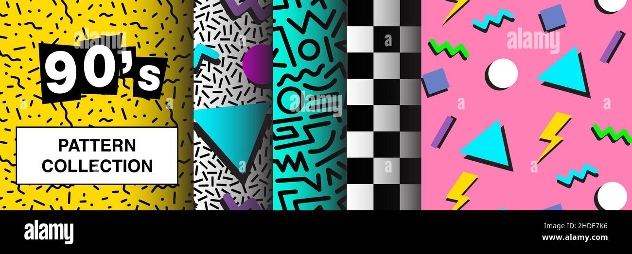 90s Background Patterns