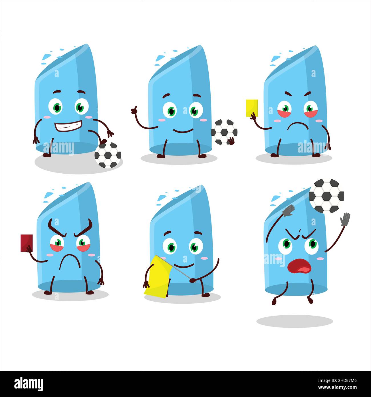 Cartoon character pencil football hi-res stock photography and images ...