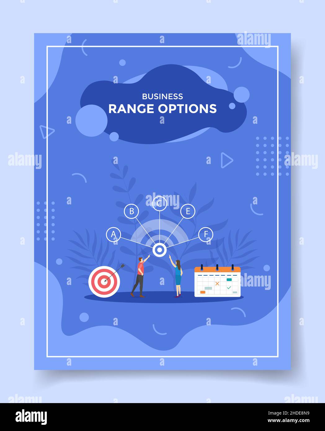 range options business concept for template of banners, flyer, books ...