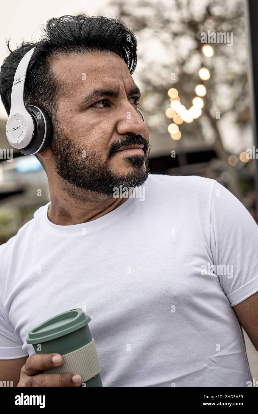 Latin man head portrait hi-res stock photography and images - Alamy