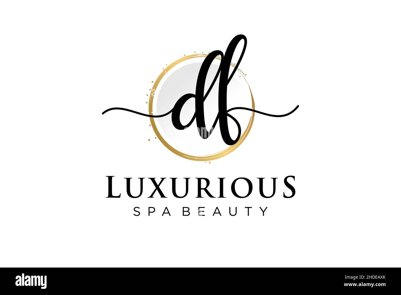 Initial DF feminine logo. Usable for Logo for fashion,photography ...