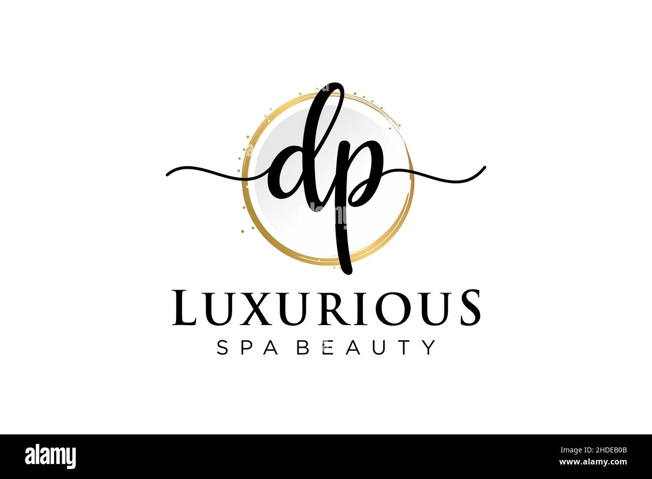 Initial DP feminine logo. Usable for Logo for fashion,photography ...