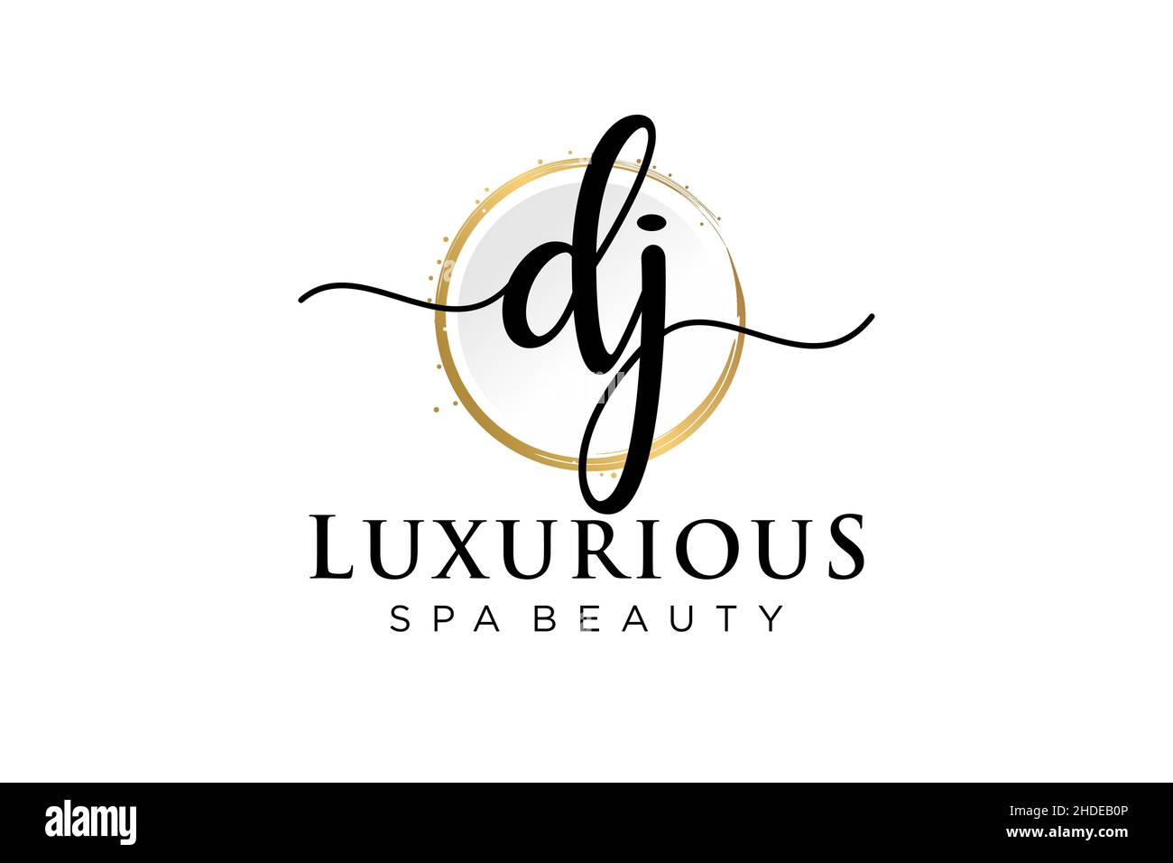 Initial DJ feminine logo. Usable for Logo for fashion,photography ...