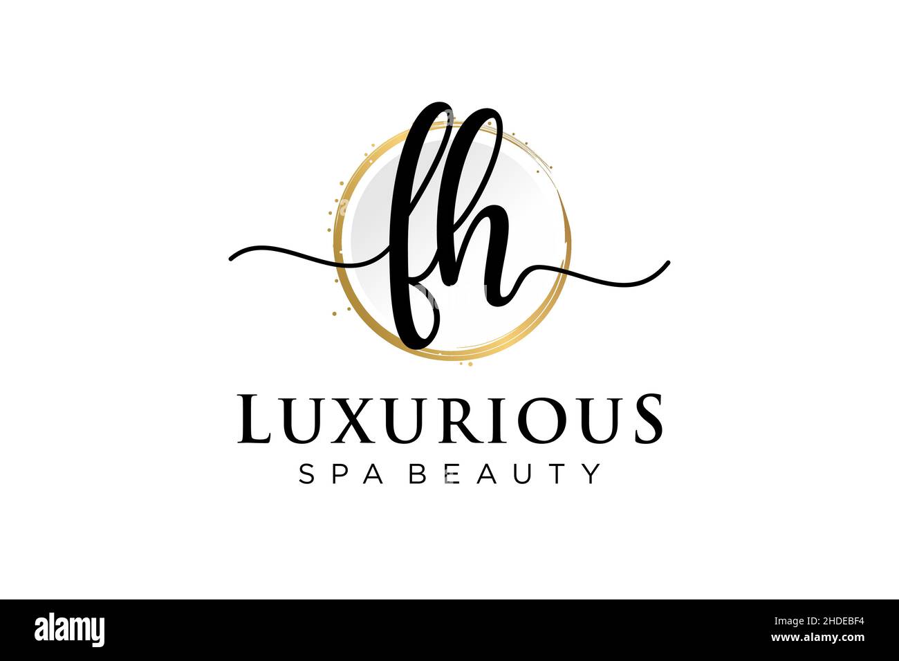 Initial FH feminine logo. Usable for Logo for fashion,photography ...