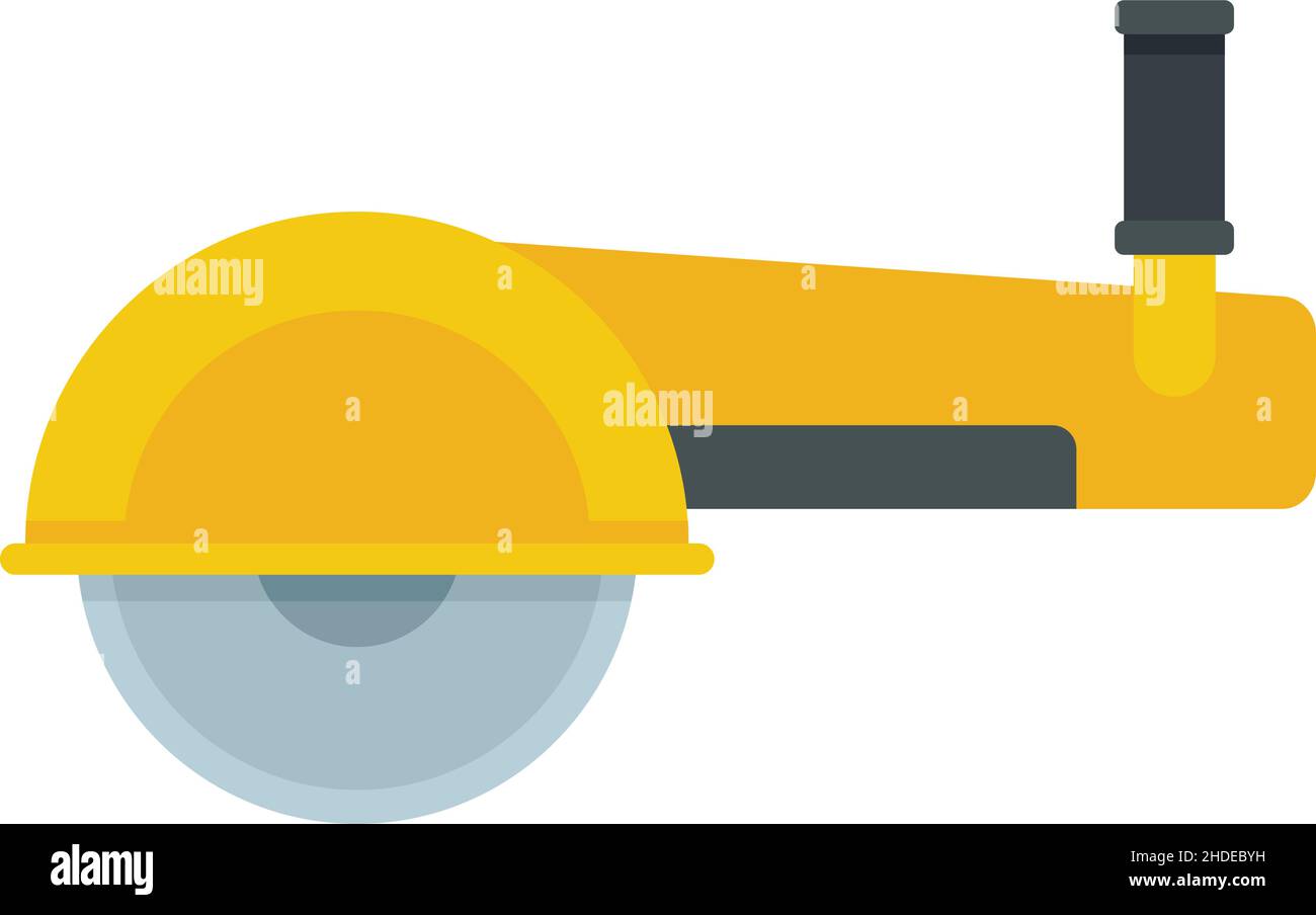Angle grinder icon. Flat illustration of Angle grinder vector icon ...
