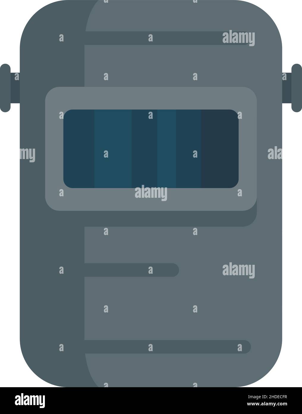Welder mask icon. Flat illustration of Welder mask vector icon isolated ...