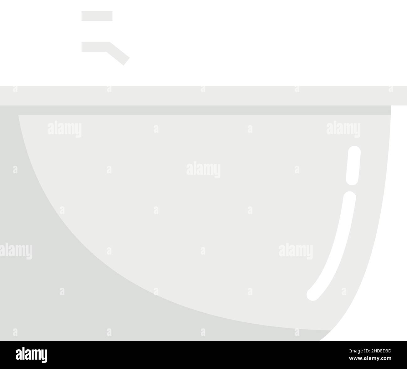 Ceramic bidet icon. Flat illustration of Ceramic bidet vector icon ...