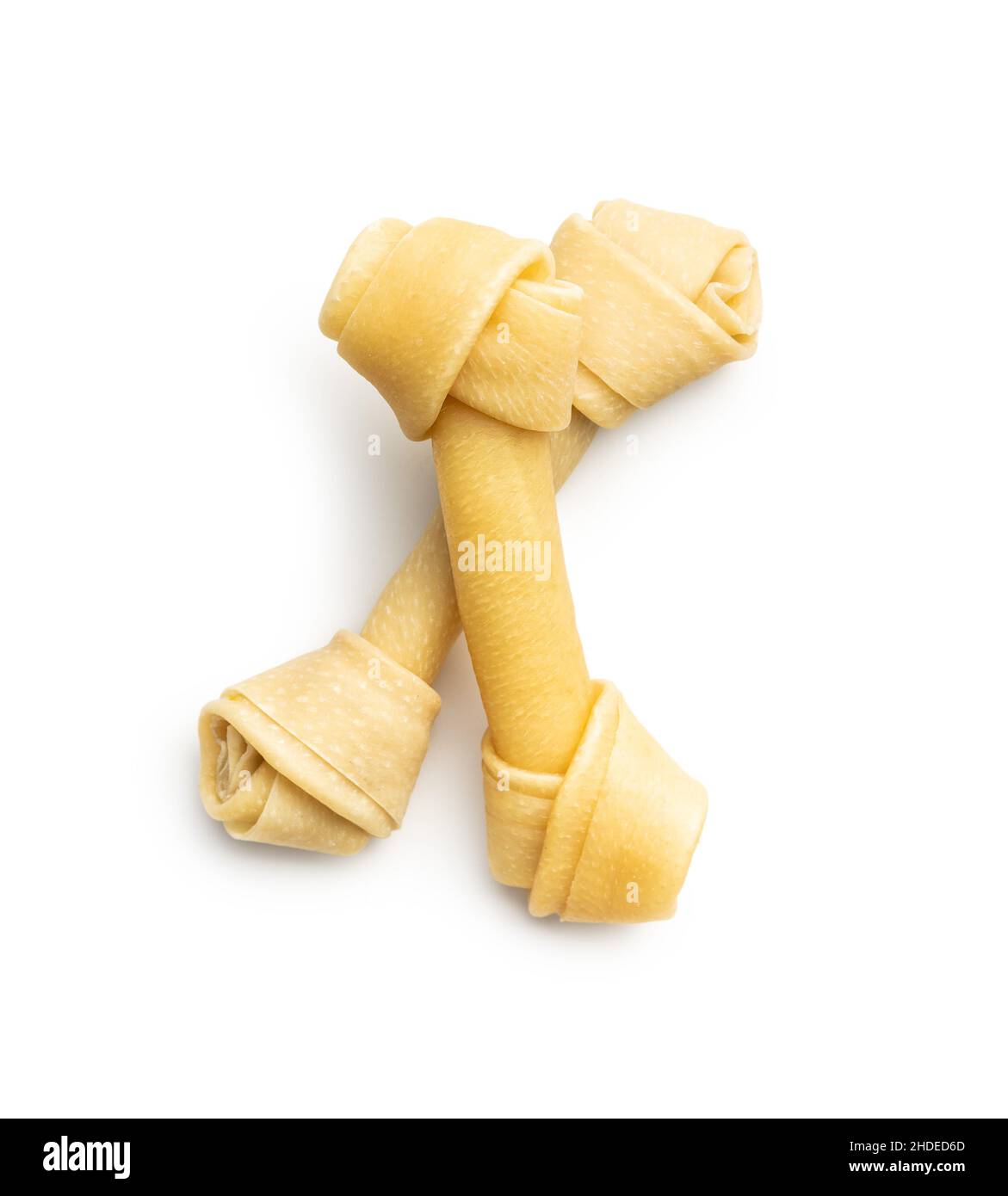 Delicacy for dogs. Chewing bone for dog isolated on white background ...
