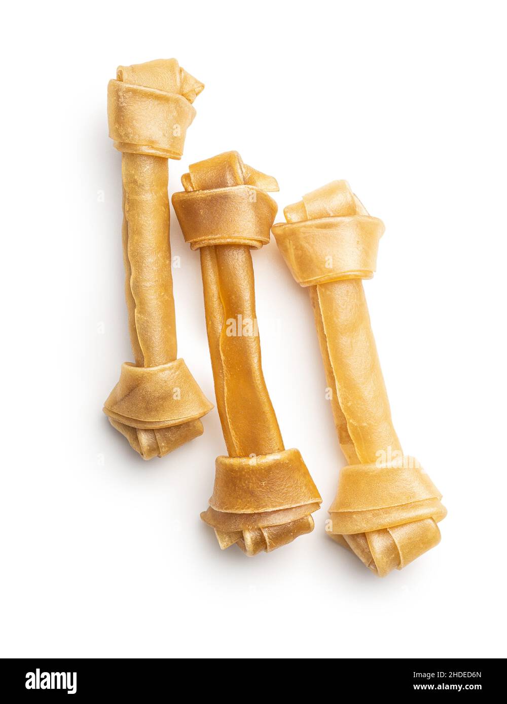 Delicacy for dogs. Chewing bone for dog isolated on white background ...