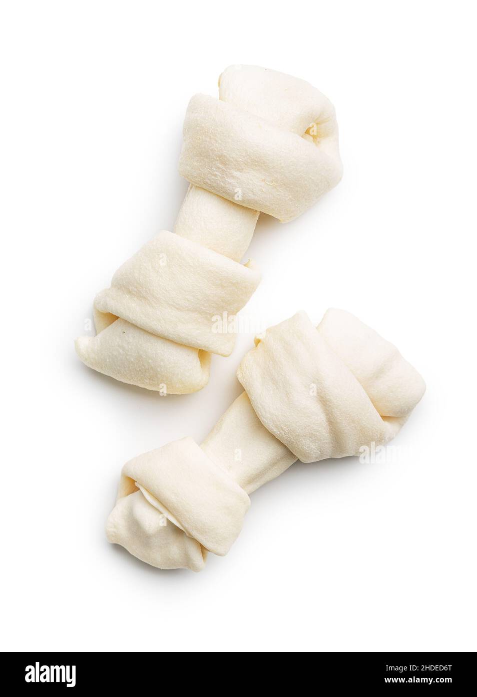 Delicacy for dogs. Chewing bone for dog isolated on white background ...