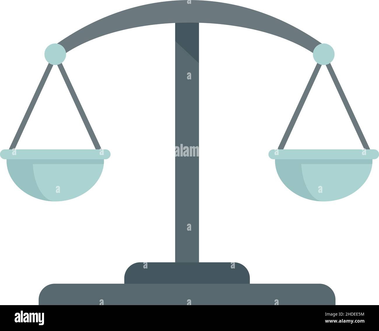 Attestation service balance icon. Flat illustration of Attestation ...